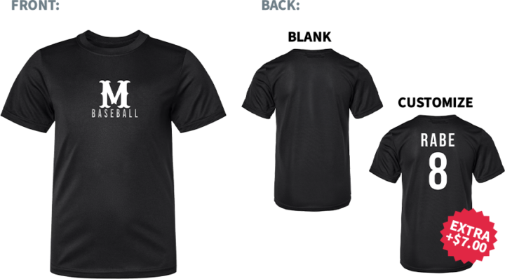 Mayhem M Shirt & M "Plate" Shirt - Short Sleeve DriFit - Timing Chutes